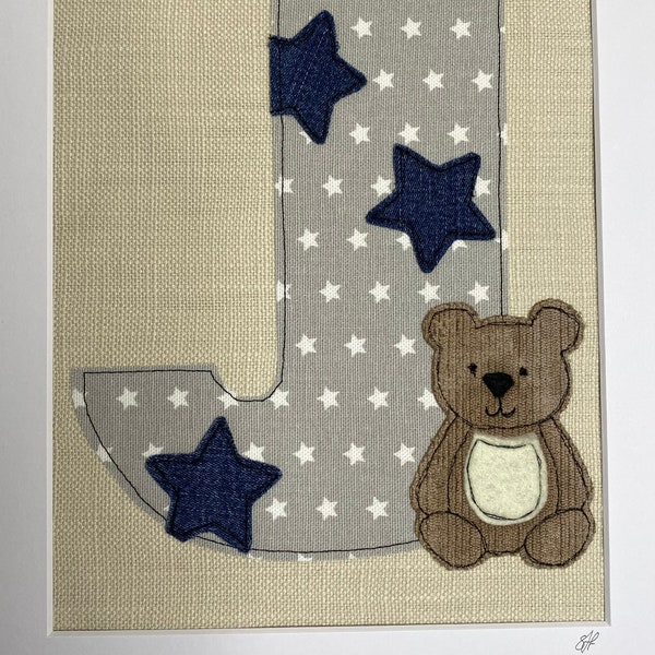 Letter J Applique - Etsy UK