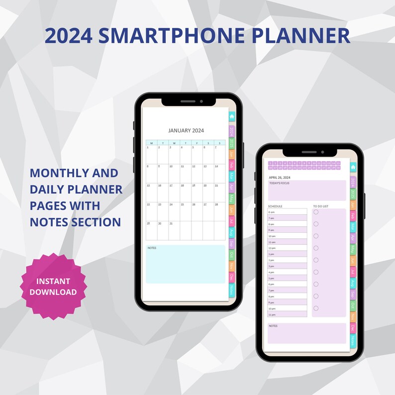 Digital Smartphone Planner, Digital Planner for Android, Digital ...