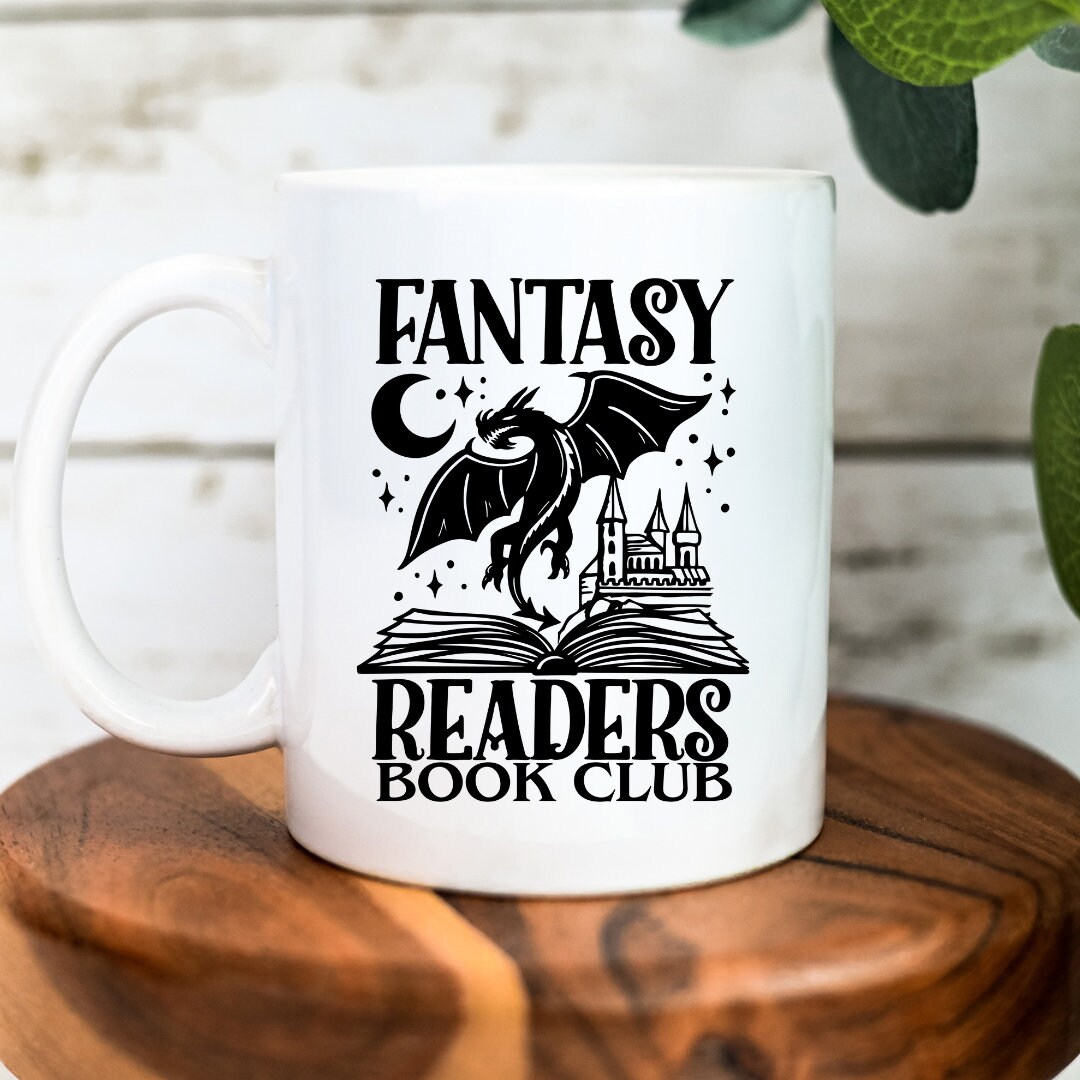 Fantasy Readers Book Club Mug, Bookish Coffee Mug, Reader Gift ...