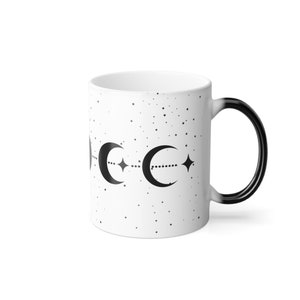Color Changing Moon Phase Mug, Moon Coffee Mug, Fantasy Reader, Fantasy ...