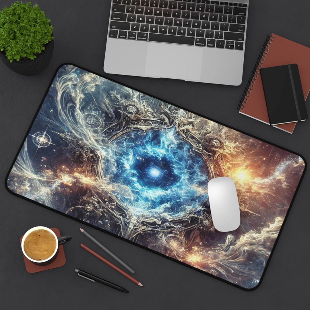 Mystery Portal Desk Mat, Fantasy Reader Playmat, Sci Fi Playmat ...