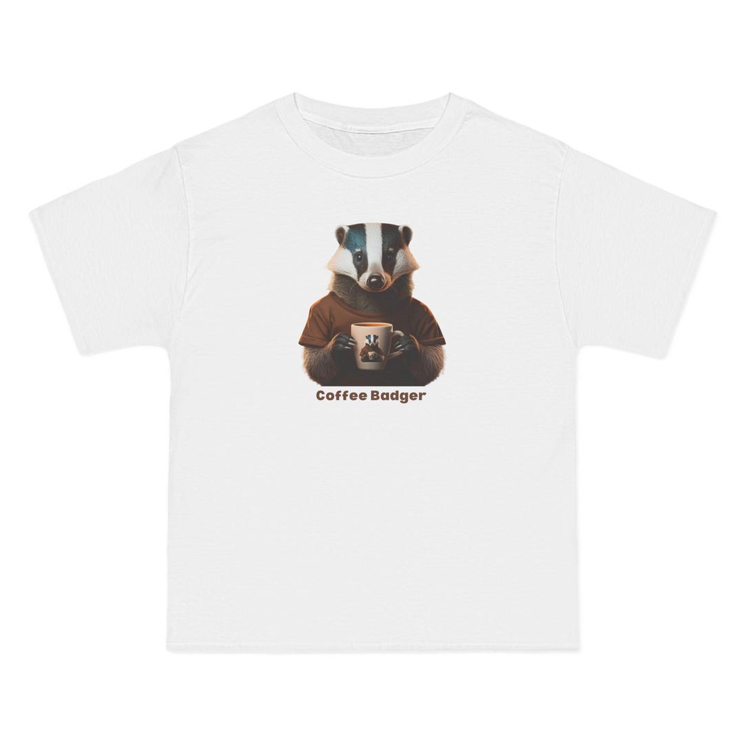 Coffee Badger Beefy-t® Short-sleeve T-shirt - Etsy