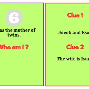 Guess Who? Bible Trivia Game for Everybody Who Am I? Women in the Bible ...