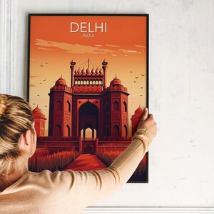 Red Fort, Delhi Art Print | Modern Poster | Print | Available in Many ...