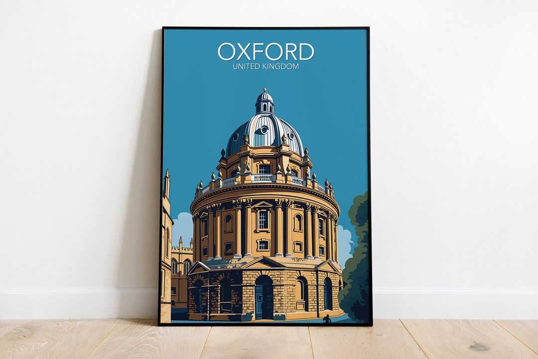 Oxford Art Print | Modern Poster | Print | Available in Many Sizes or ...