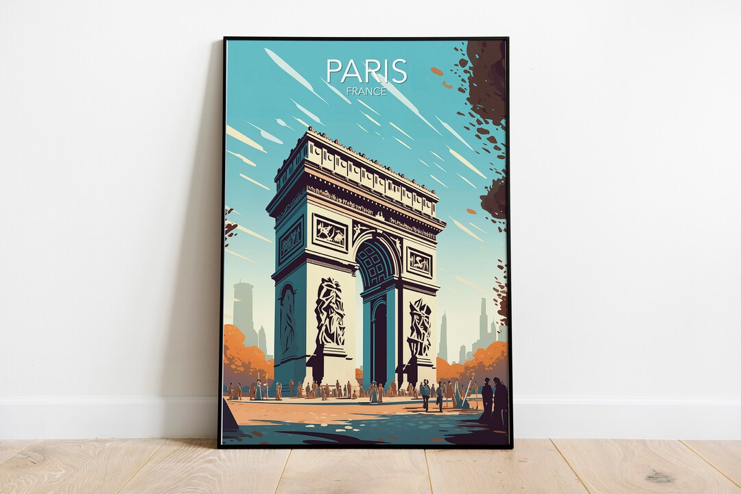 Paris - Arc De Triomphe Art Print | Modern Poster | Print | Available ...
