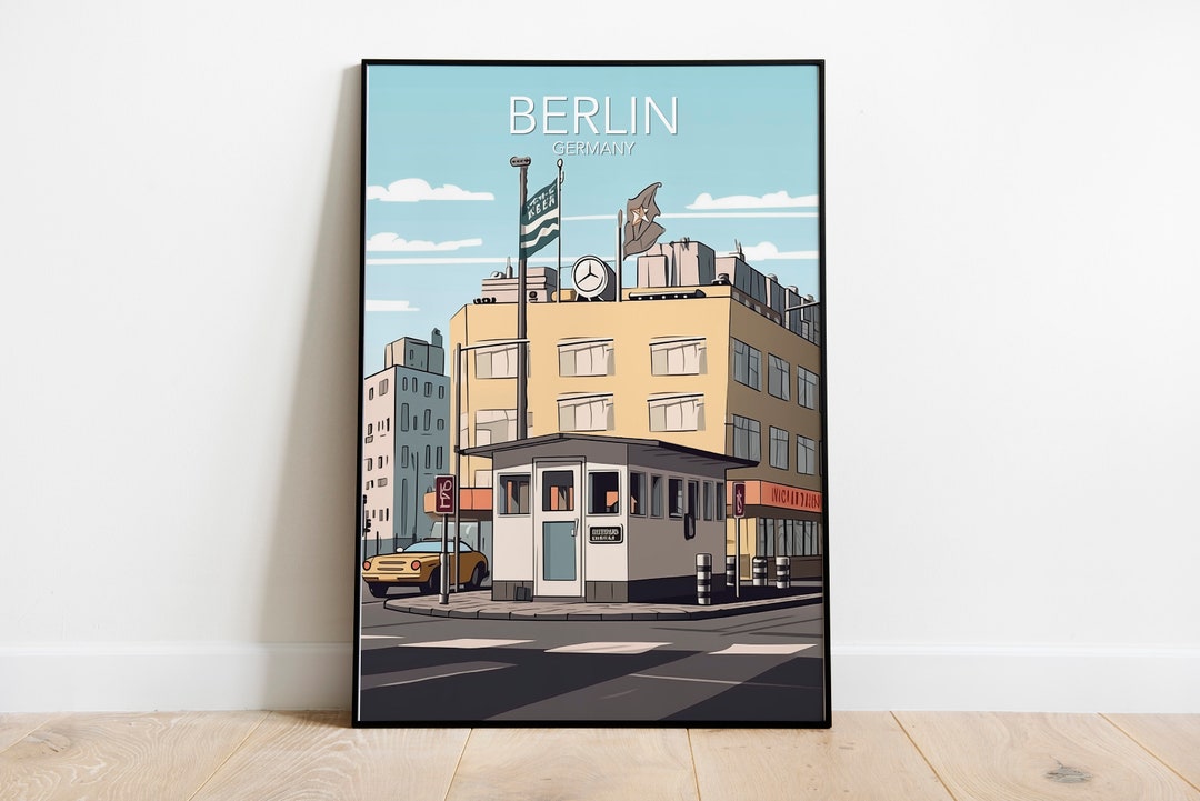 Berlin - Checkpoint Charlie Art Print | Modern Poster | Print ...
