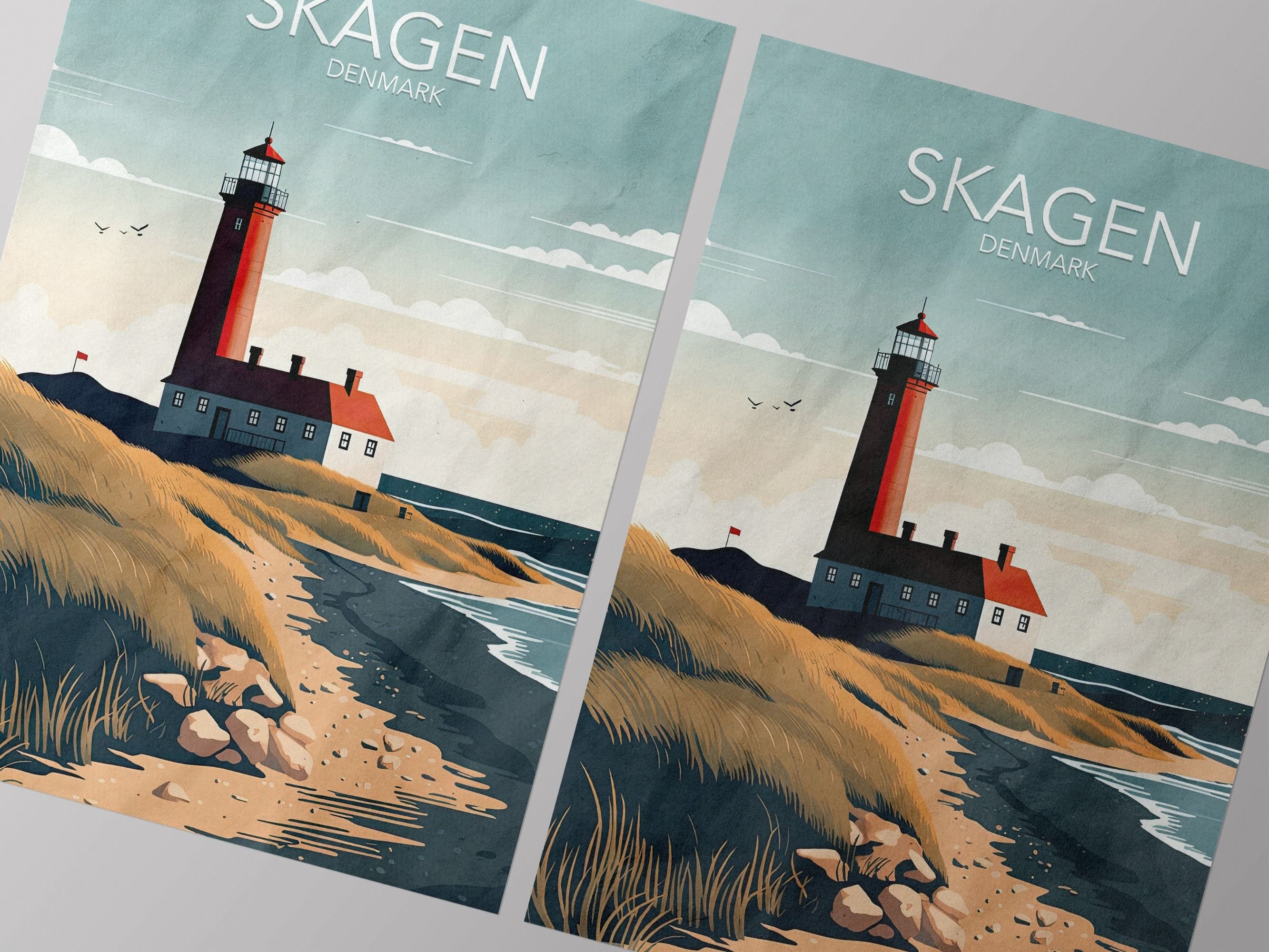 Skagen Art Print | Modern Poster | Print | Available in Many Sizes or ...