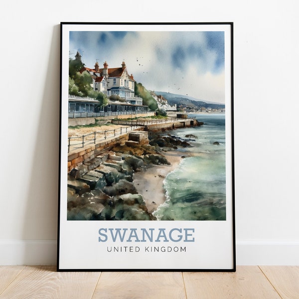 Swanage Poster - Etsy