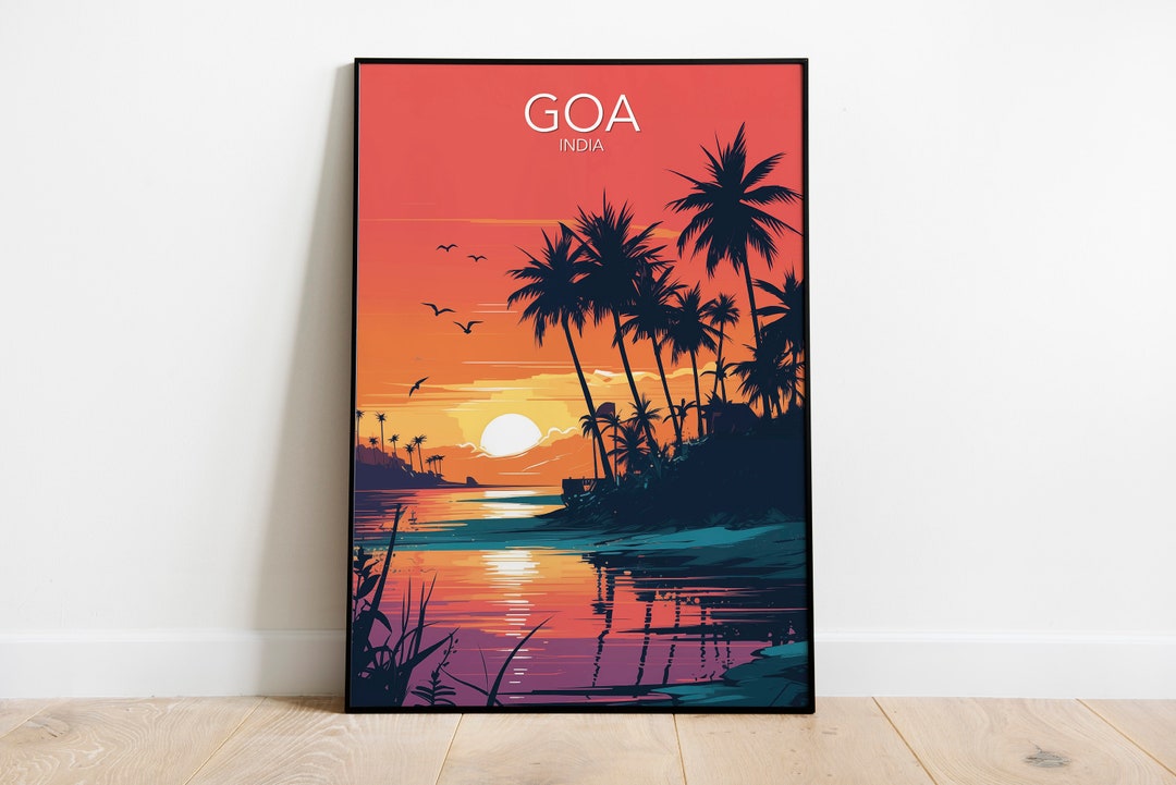 Goa Art Print | Modern Poster | Print | Available in Many Sizes or ...