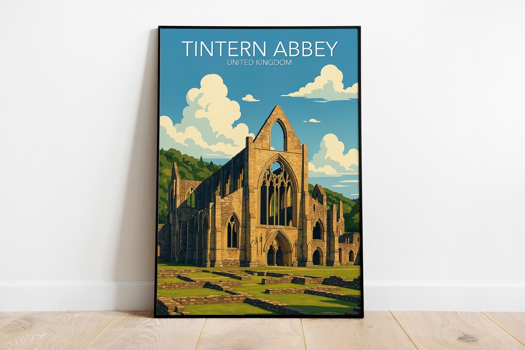 Tintern Abbey Art Print | Modern Poster | Print | Available in Many ...