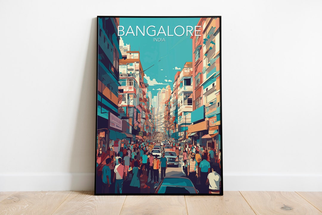 Bangalore Art Print | Modern Poster | Print | Available in Many Sizes ...