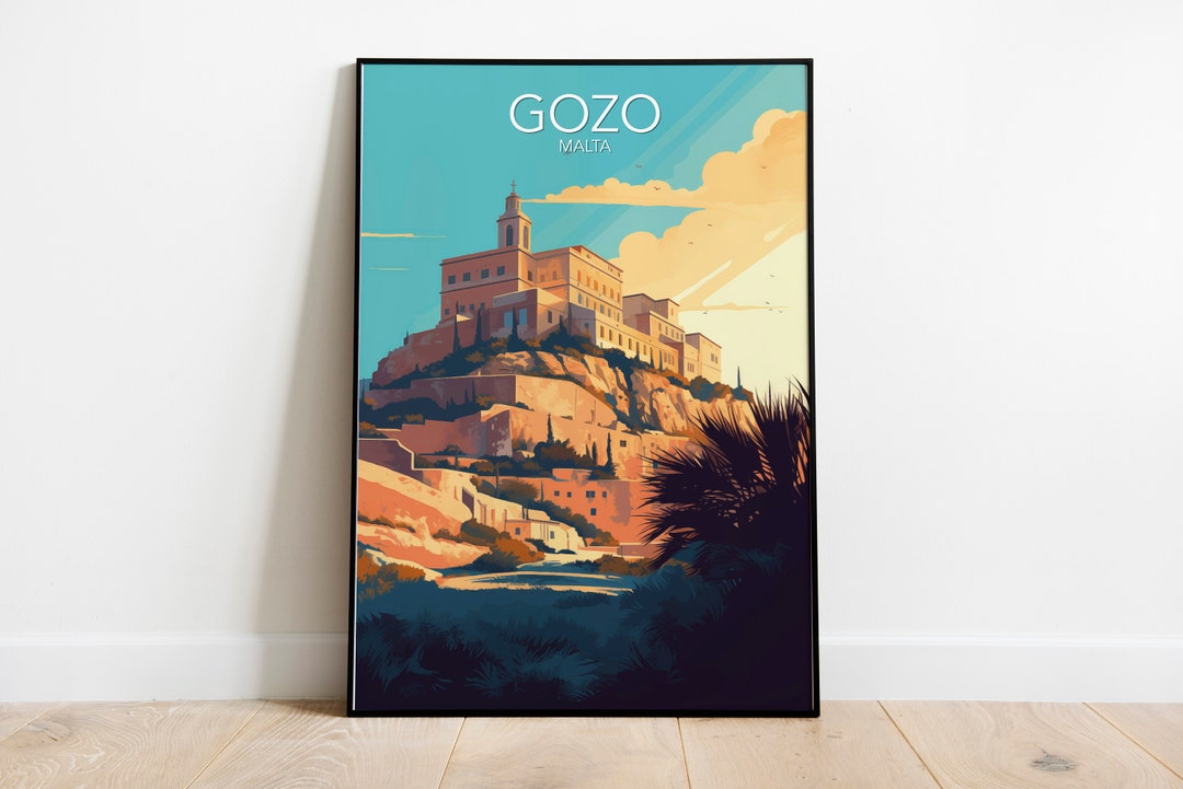 Gozo Art Print | Modern Poster | Print | Available in Many Sizes or ...
