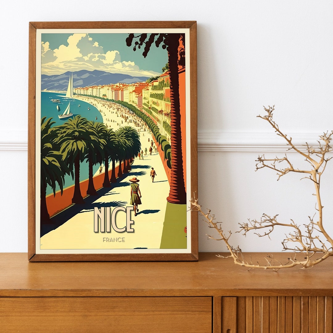 Nice Art Print | Vintage Poster | Print | Available in Many Sizes or ...