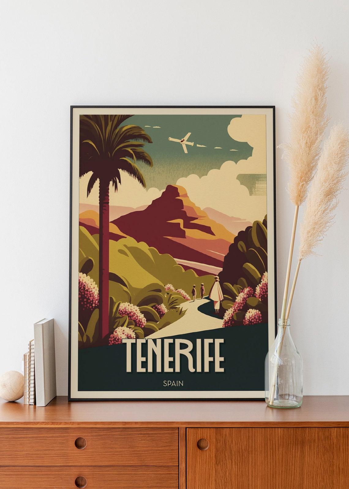 Tenerife Art Print | Vintage Poster | Print | Available in Many Sizes ...