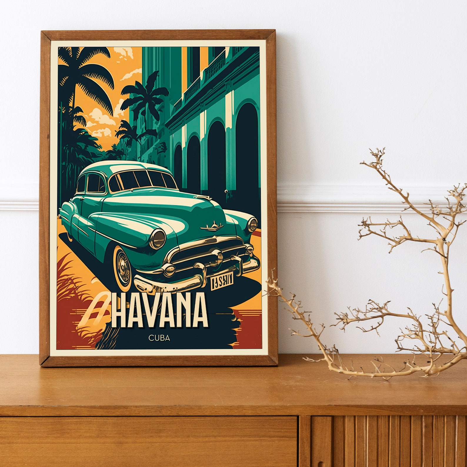 Havana, Cuba - Art Print | Vintage Poster | Print | Available in Many ...