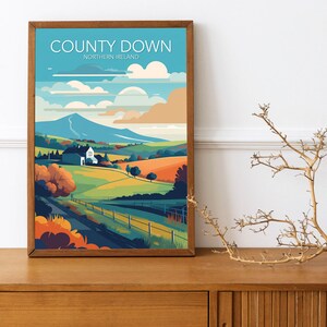 County Down, Northern Ireland Art Print | Modern Poster | Print ...