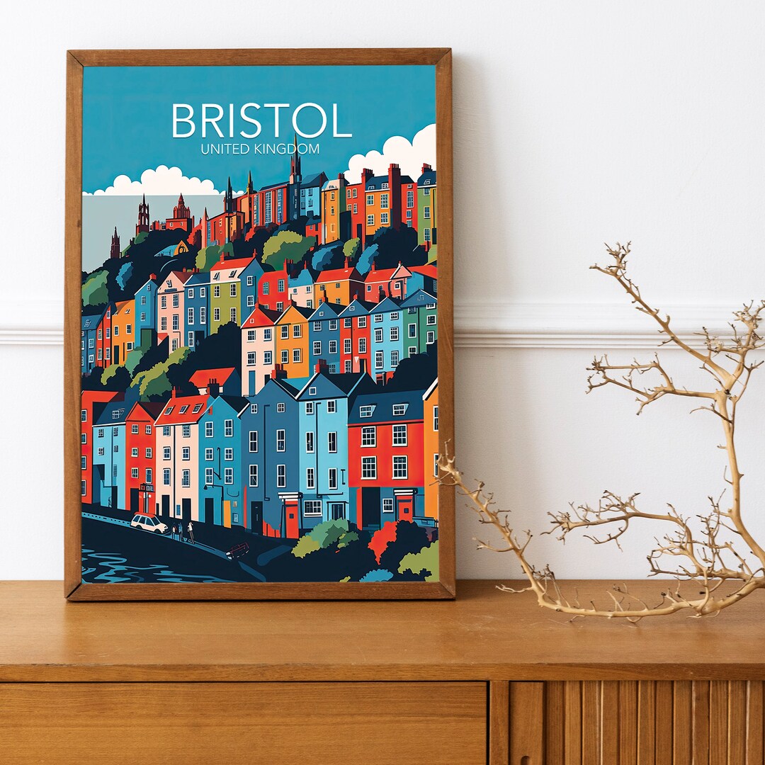 Bristol Art Print | Modern Poster | Print | Available in Many Sizes or ...