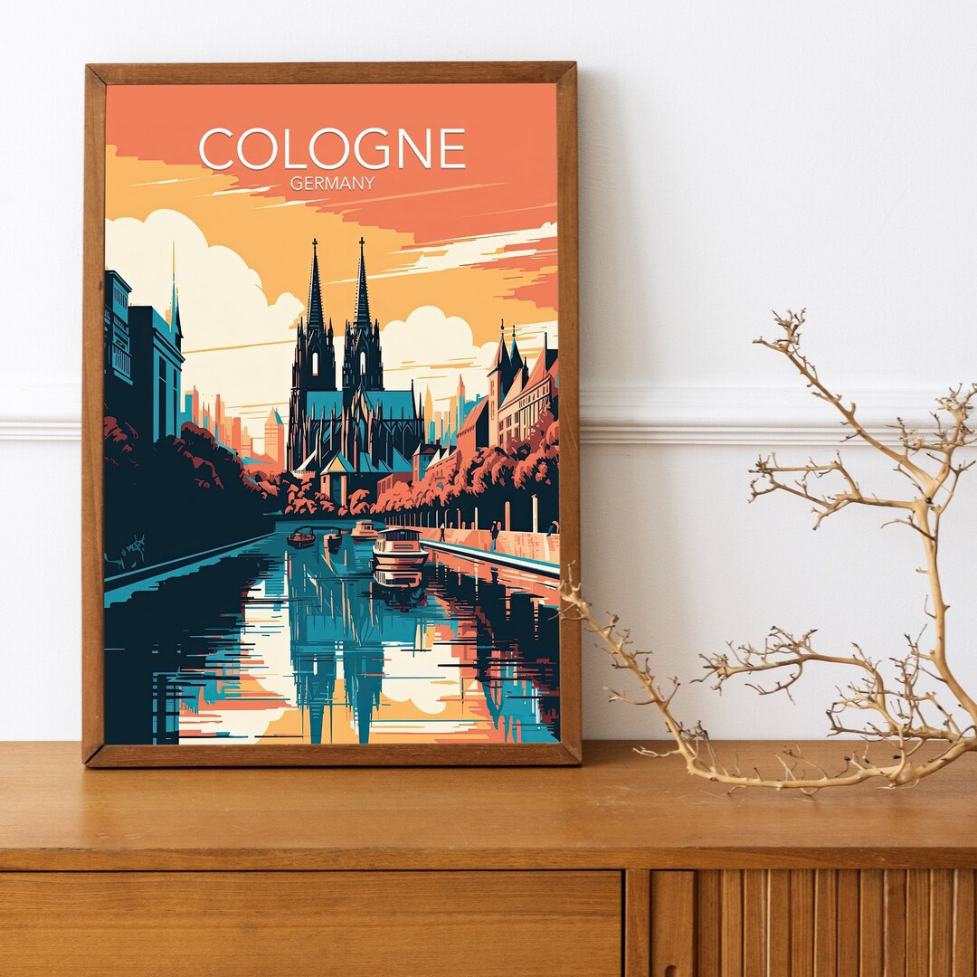 Cologne Art Print | Modern Poster | Print | Available in Many Sizes or ...