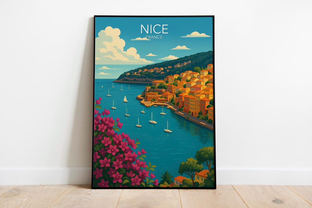 Nice Art Print | Modern Poster | Print | Available in Many Sizes or ...