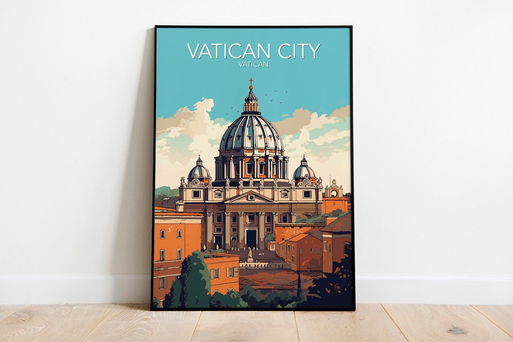 Vatican City Art Print | Modern Poster | Print | Available in Many ...