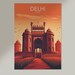 Red Fort, Delhi Art Print Modern Poster Print Available in Many Sizes ...