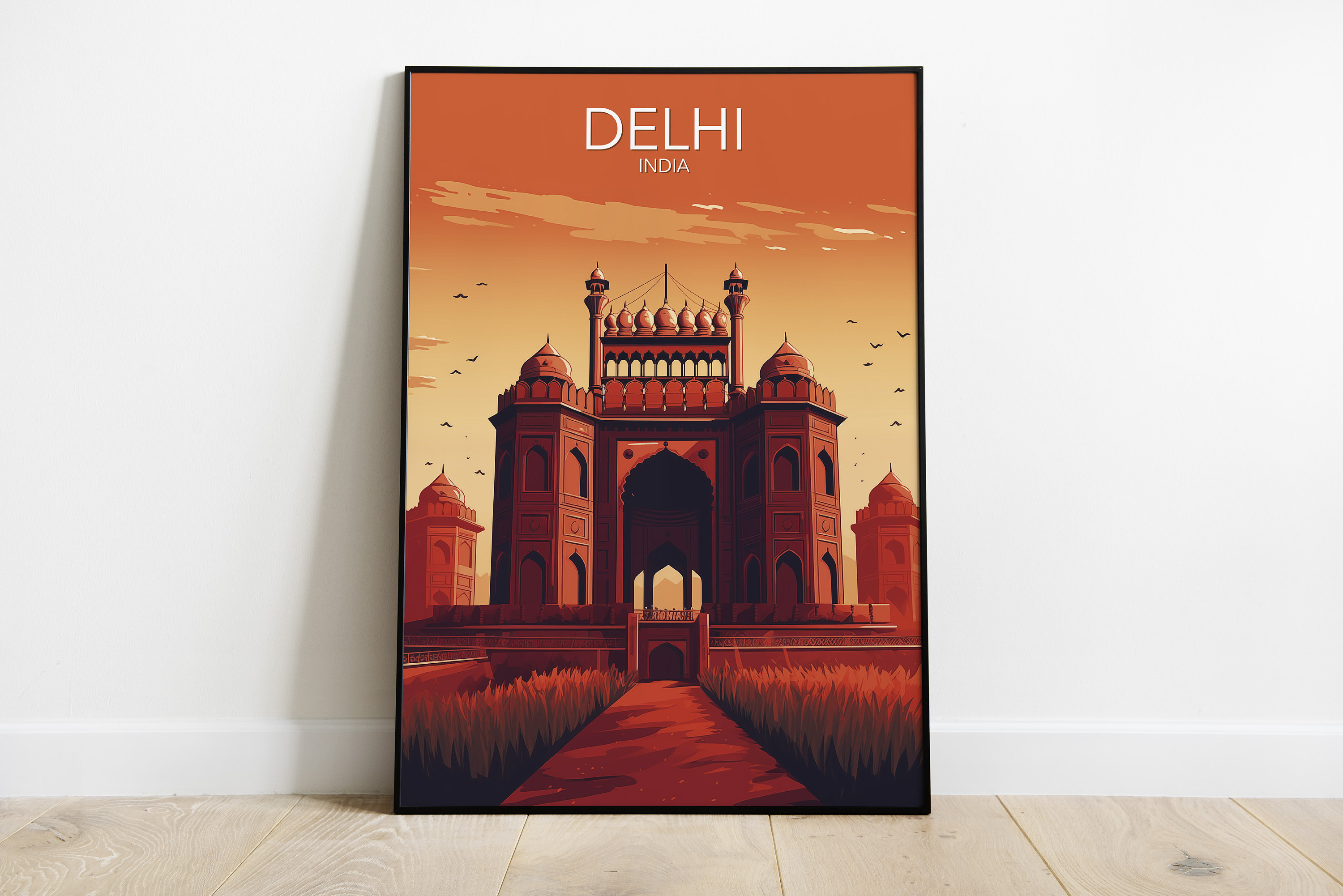 Red Fort, Delhi Art Print | Modern Poster | Print | Available in Many ...
