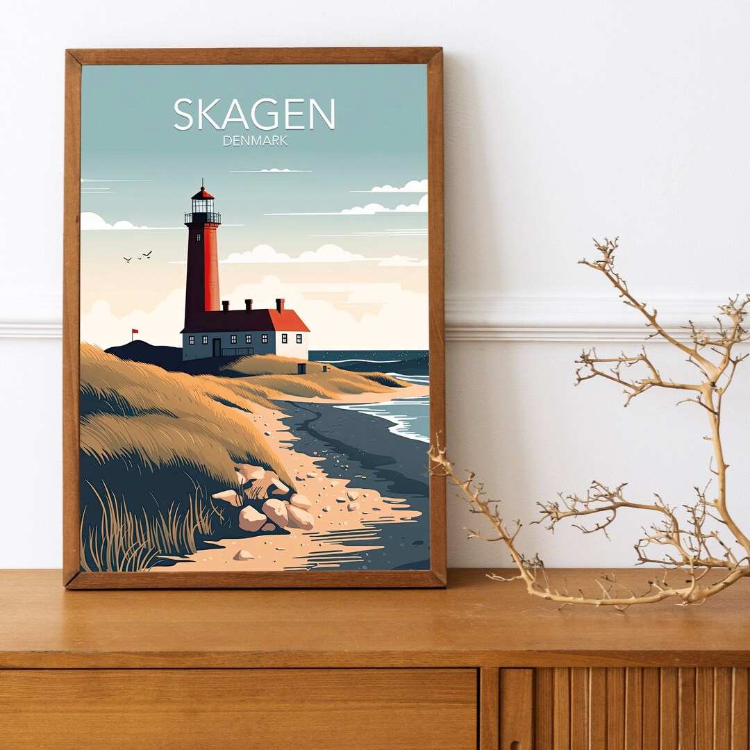 Skagen Art Print Modern Poster Print Available in Many Sizes or Digital ...