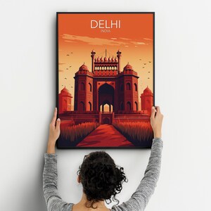 Red Fort, Delhi Art Print | Modern Poster | Print | Available in Many ...