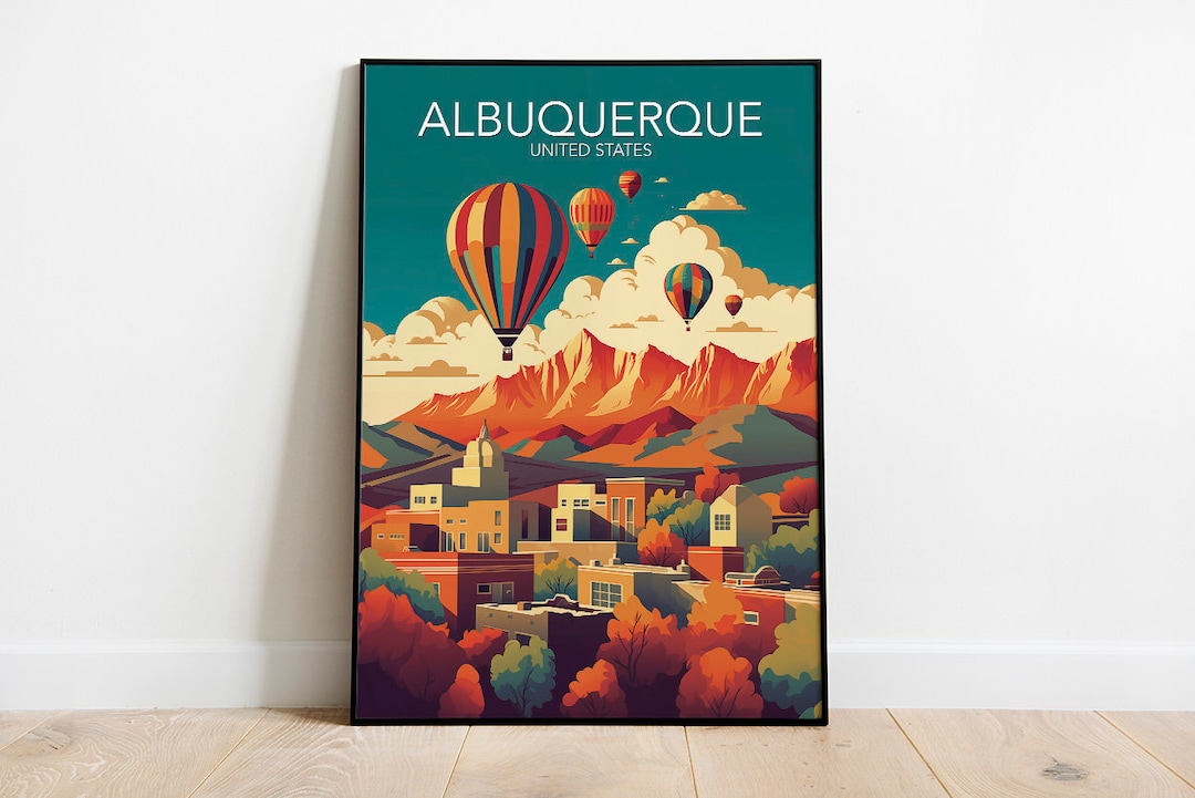 Albuquerque Art Print | Modern Poster | Print | Available in Many Sizes ...