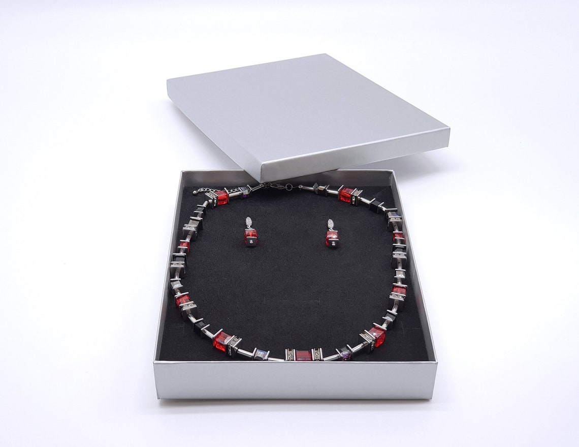 The Geo Cube Red/black Set Iconic of the Coeur De Lion Brand - Etsy