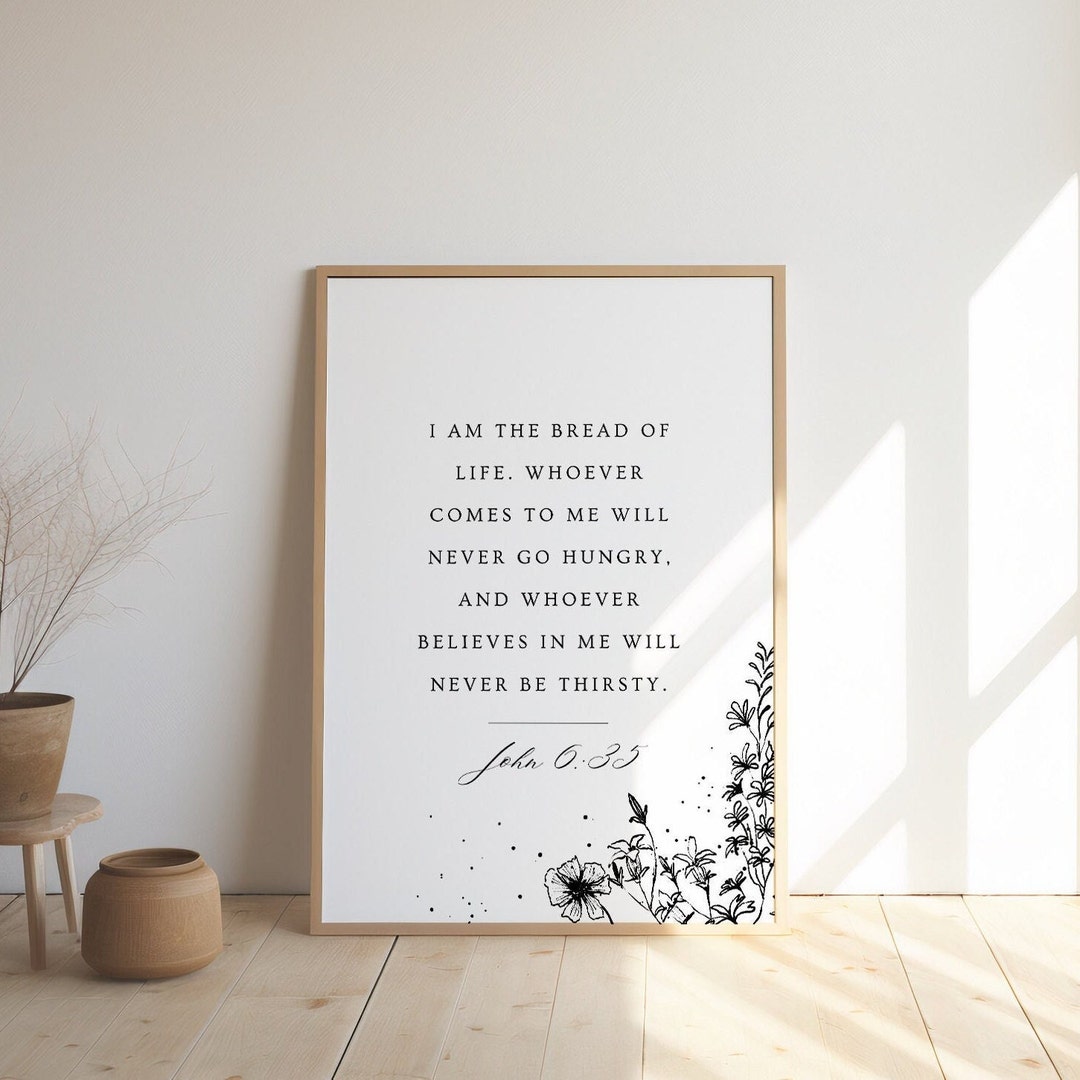 Printable Scripture Wall Art Christian Home Decor for Living Room Art ...