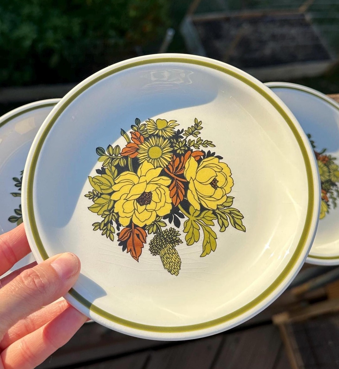 Mayflower Collection by Grindley - Bread Butter Small Snack Plates ...