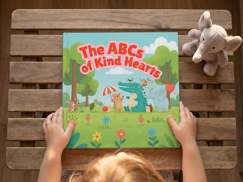 Personalized ABC Book for Kids • Kindness Alphabet Book • Custom Name ...