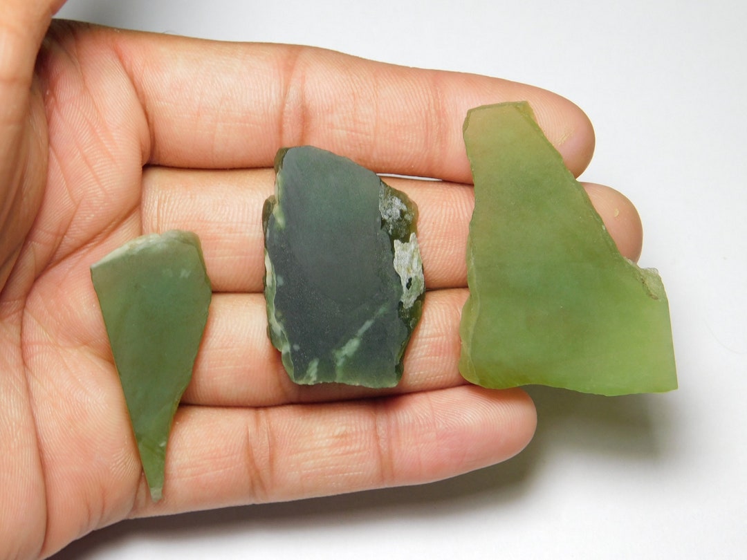 Unpolished 'slab' Natural Serpentine Cabochons,serpentine Gemstone ...