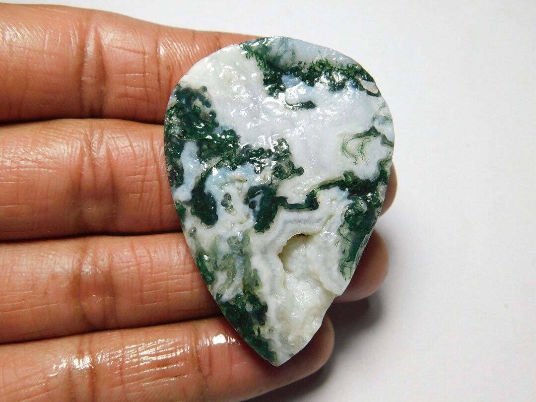 Amazing Tree Agate Cabochon Tree Agate Gemstone Semi - Etsy