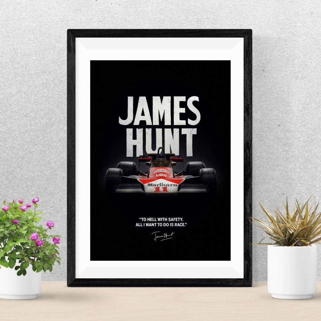 JAMES HUNT POSTER James Hunt Tribute Poster James Hunt Wallpaper James ...