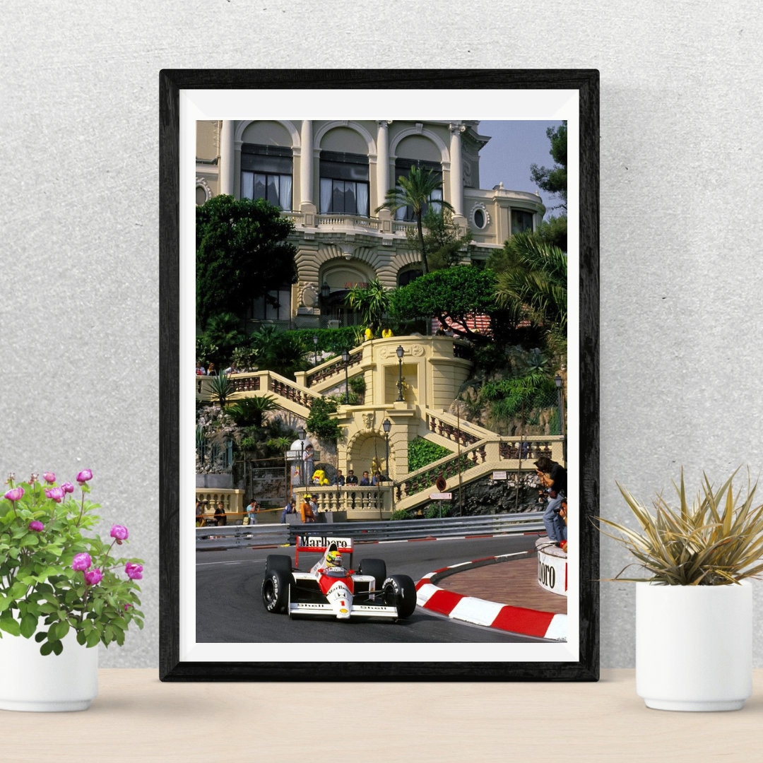 Buy Ayrton Senna Poster Monaco GP 1989 Poster Ayrton Senna Mclaren ...