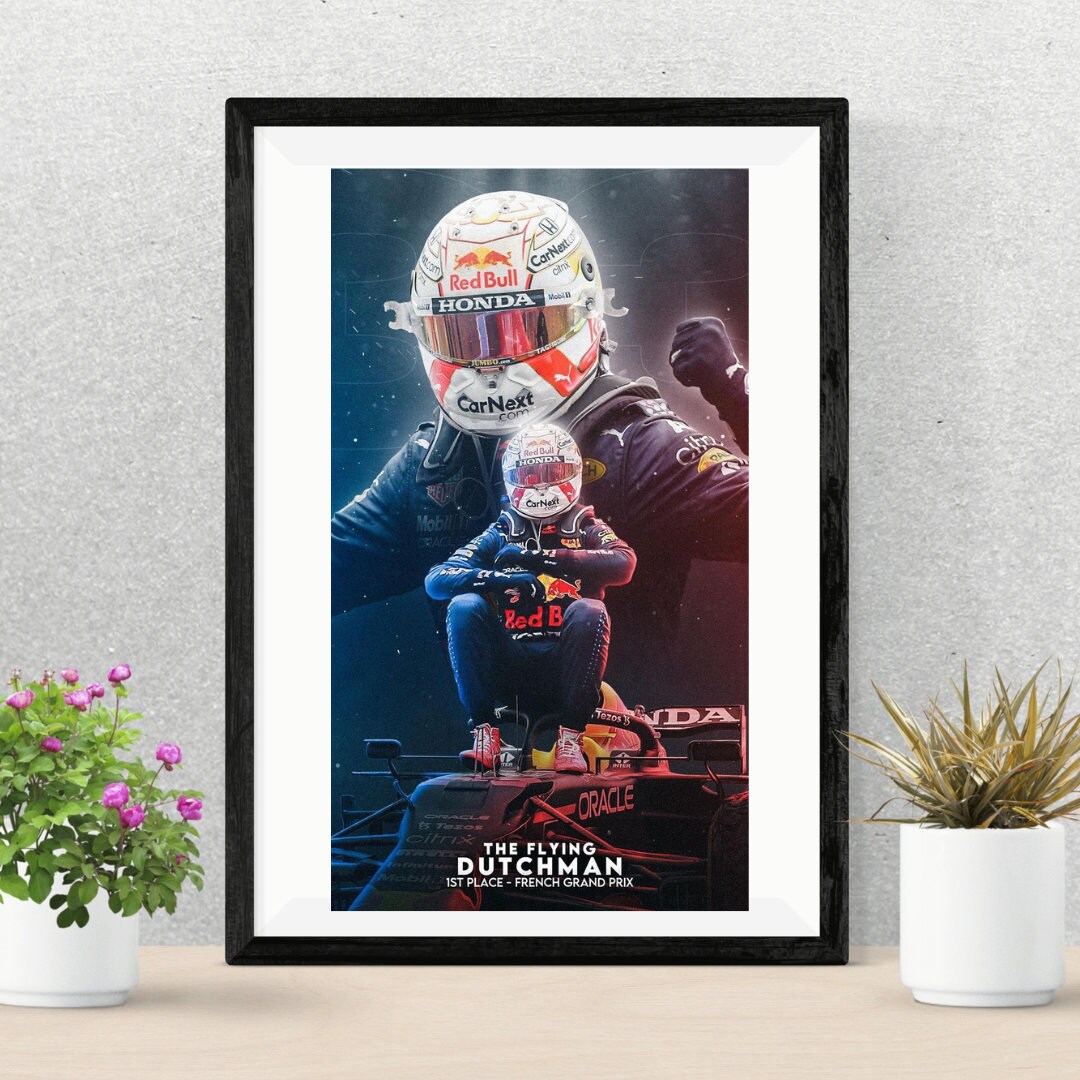 Max Verstappen Poster the Flying Dutchman Poster Max Verstappen ...