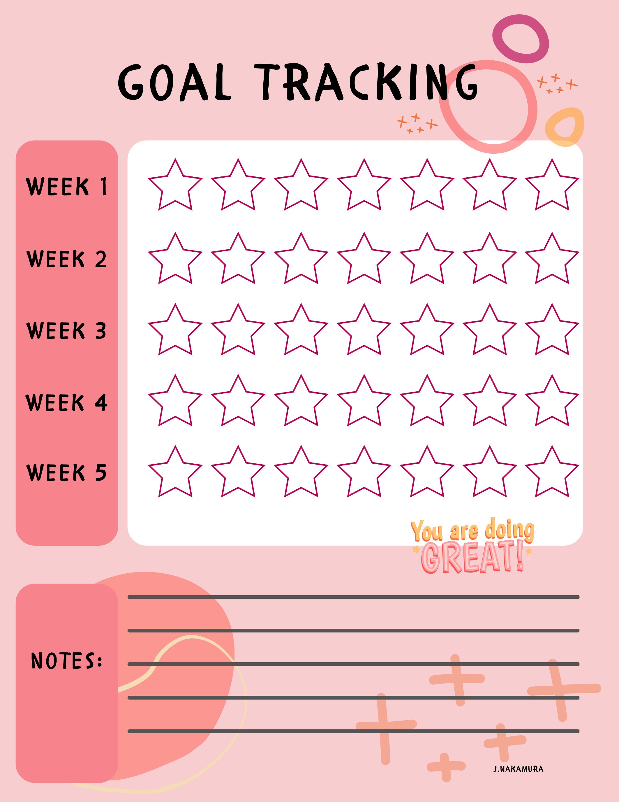 SMART Goal Planning Template - Digital Download - Etsy