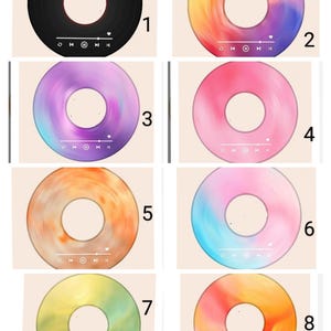 Custom Vinyl Record Photo Plaque for Him or Her Best Anniversary Gift ...