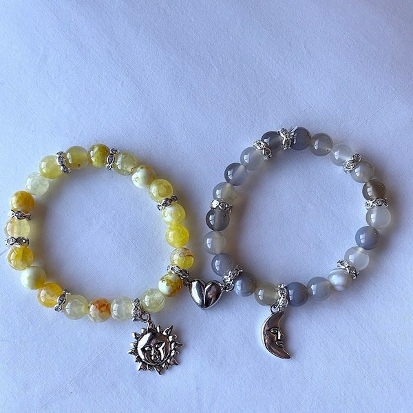 Sun & Moon Bracelets - Etsy