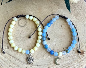 Matching Sun and Moon Bracelets - Etsy