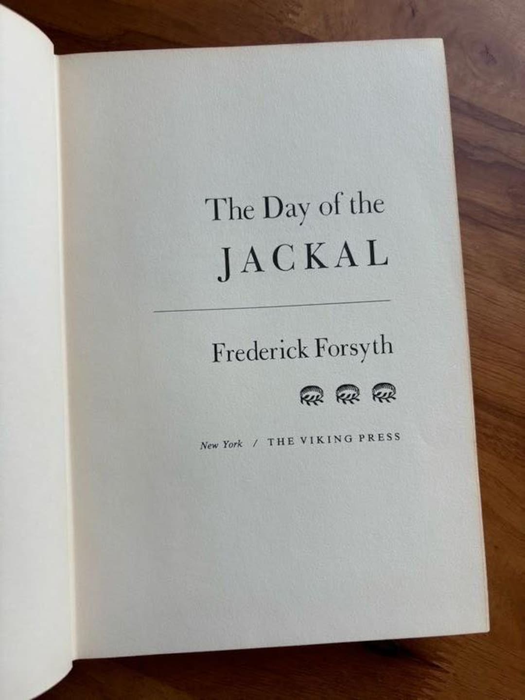 The Day of the Jackal by Frederick Forsyth Hardcover Vintage Book - Etsy