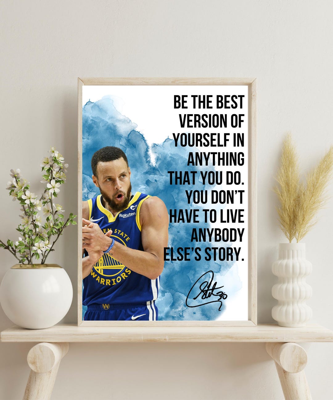 Stephen Curry, Basketball Wall Art, Basketball Poster, NBA , Playtowin ...