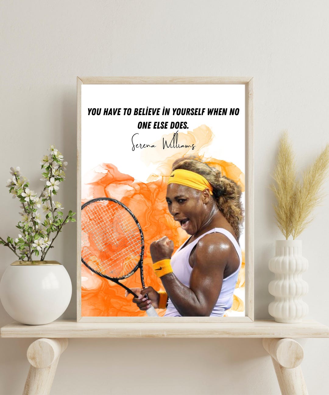 Serena Williams, Tennis, Tennis Wall Art, Printable Poster, Wimbledon ...