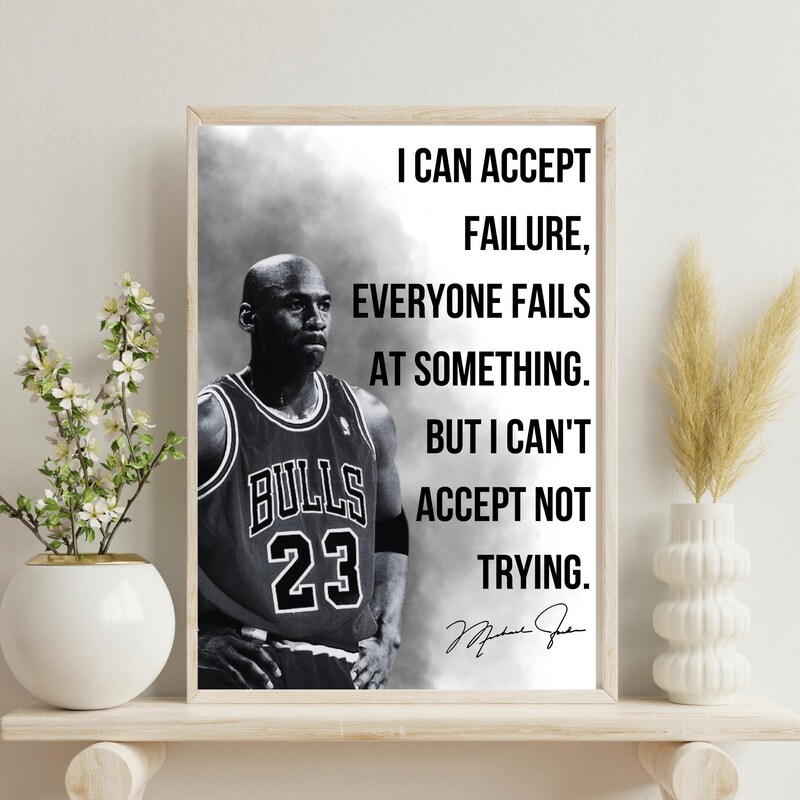 Michael Jordan Quote - Etsy