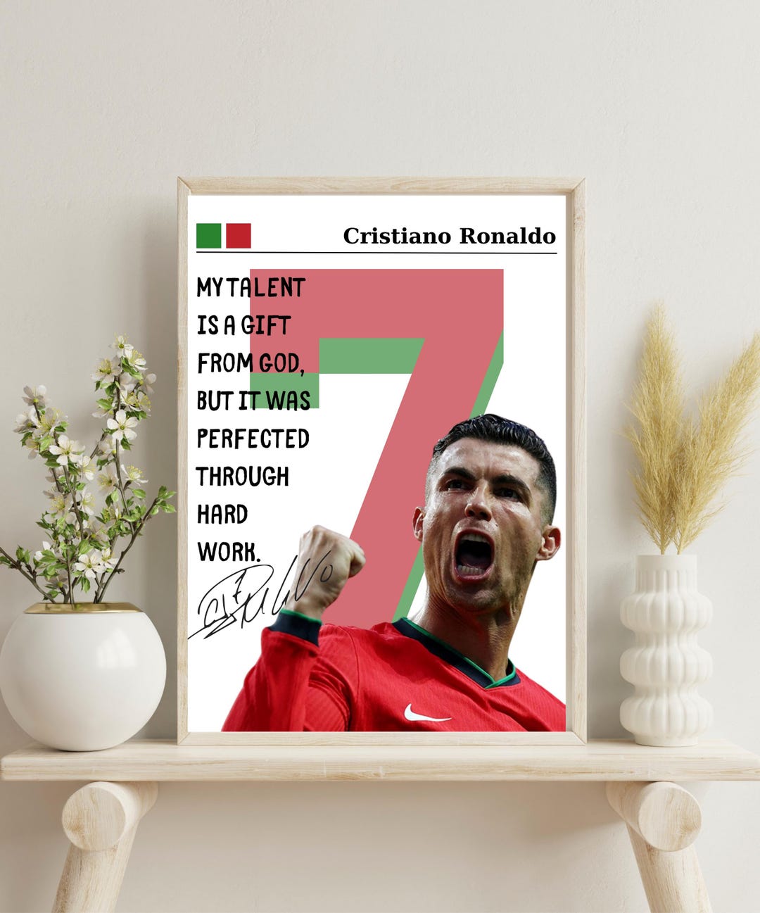 Cristiano Ronaldo, Football Poster, CR7, Ronaldo Poster, Realmadrid ...
