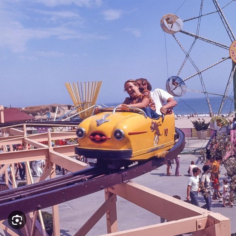 Antique Wild Mouse Roller Coaster Car - Etsy