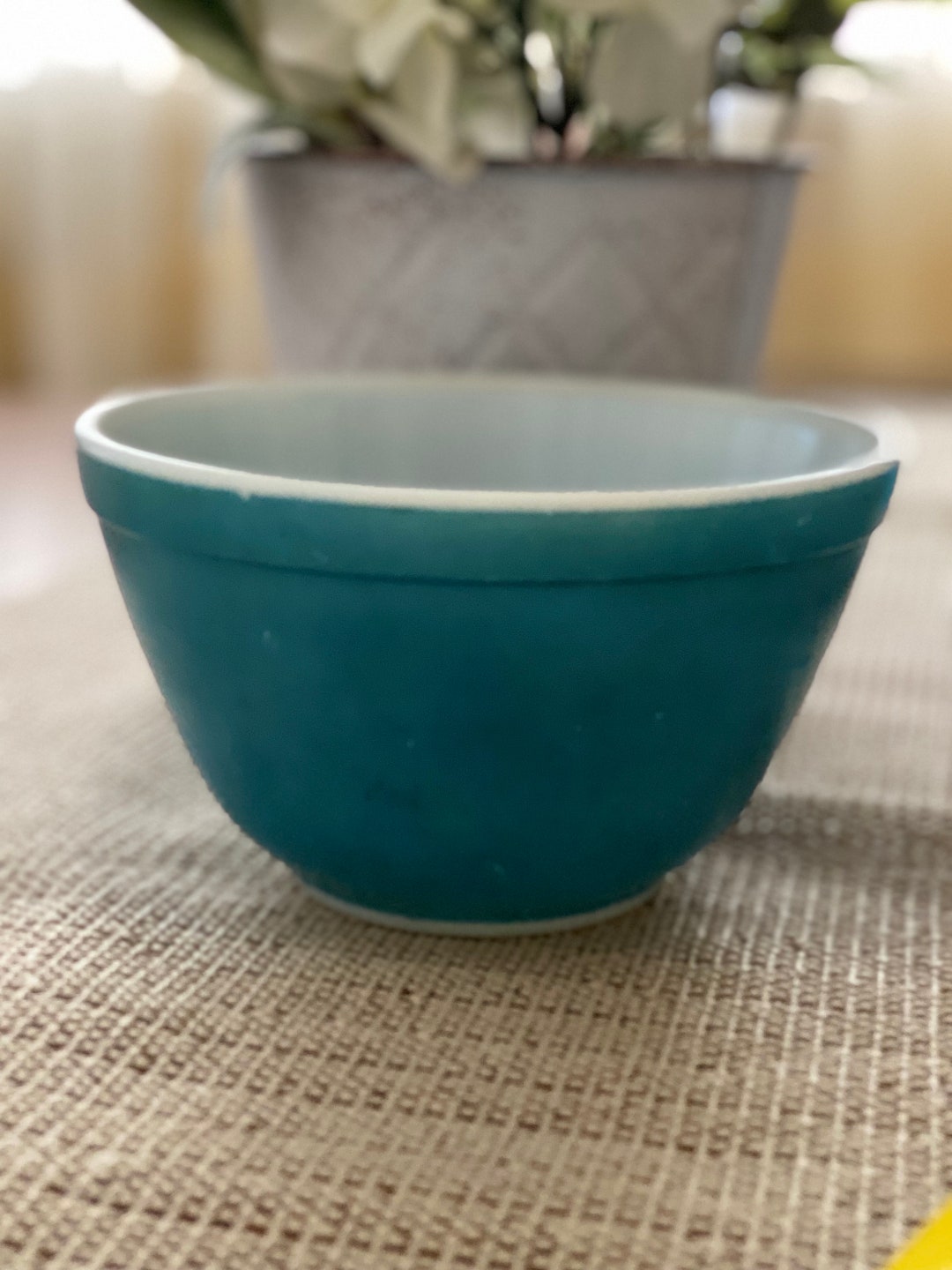 Vintage Pyrex 401 Dark Turquoise Mixing Bowl - Etsy